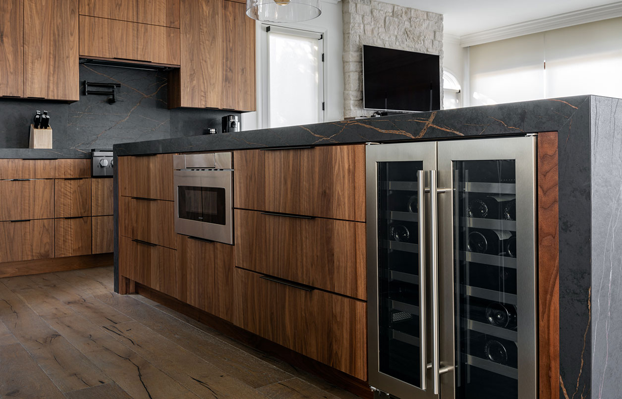 Moody and Modern Kitchen and Bath Gallery | Dixieline
